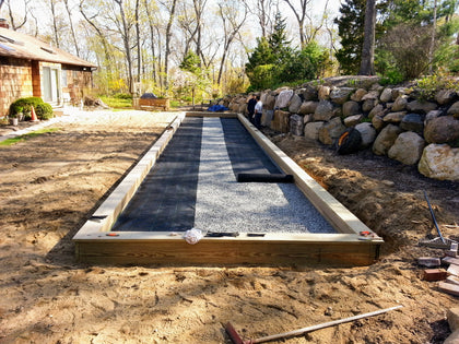 How to Build An Oyster Shell Bocce Court